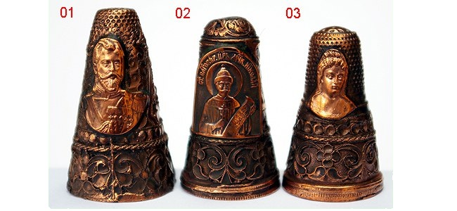 COPPER RUSSIAN THIMBLES | La guilde du dé